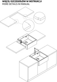 Deante Dřez Eridan granit - ZQE T10K antracit metalic