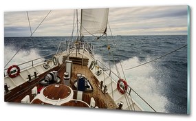 Wallmuralia Fotoobraz na skle Plachetnice na moři 100x50