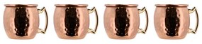 Lyngby Glas Hrnek na panáka Moscow Mule Copper/Steel (4 ks)