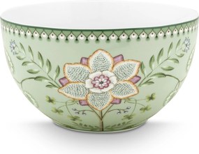 Pip Studio Lily &amp; Lotus miska Ø18cm, zelená (porcelánová miska Pip studio uvádí zcela novou k)