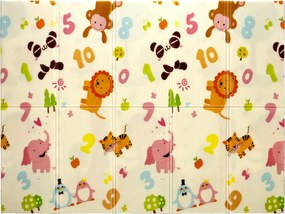CH Dětská oboustranná podložka Animals 150x200