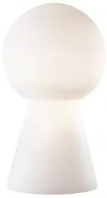 Stolní lampa Ideal Lux Birillo TL1 medium bianco 000251 bílá 22cm