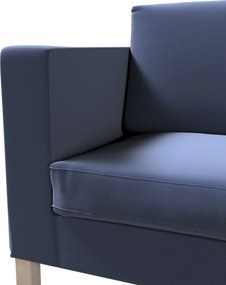 Potah na pohovku IKEA  Karlanda rozkládací, krátký barva tmavě modrá látka sametová