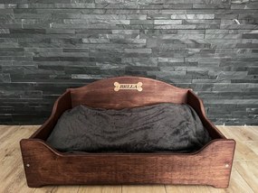 Dřevomuška Dřevěný pelíšek pro psa Luxury 75x33 cm, Barva pelíšku: Barva Luxury
