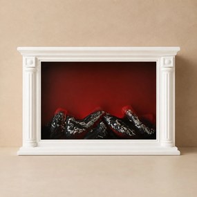 Dekorativní LED krb v klasickém stylu, 10 x 33 x 21 cm