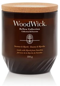 WoodWick ReNew svíčka střední Incense & Myrrh, 184 g