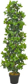 vidaXL Umělá rostlina vavřín vznešený s květináčem zelená 150 cm [280181]