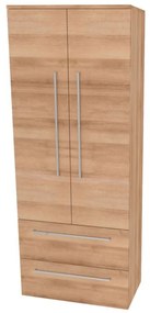 Mereo Mereo, Bino, koupelnová skříňka vysoká 163 cm, dvojitá, Multidecor, CN699DMON