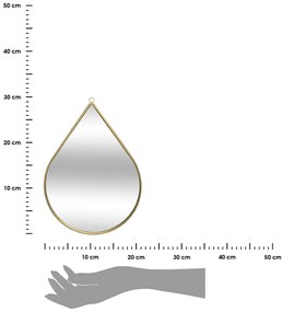 Zrcadlo Drop, zlaté