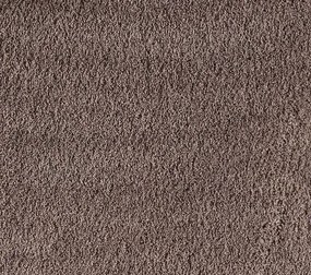CONDOR Metrážový koberec FOCUS 092 BARVA: Hnědá, ŠÍŘKA: 4 m
