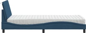 Postel s matrací Hanko modrá 90 x 200 cm textil 3310509