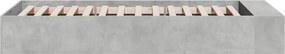 Rám postele betonově šedý 90 x 200 cm kompozitní dřevo 3280611