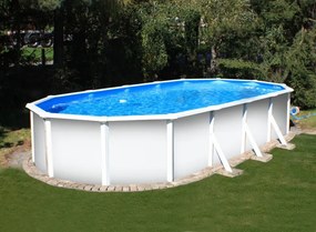 Bazén Planet Pool Classic WHITE/Blue – samotný bazén 610x320x120 cm vč. skimmeru - Planet Pool