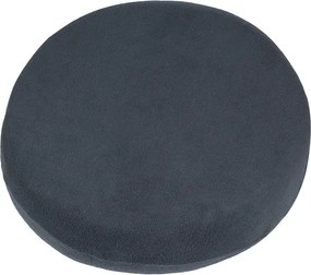 Bellatex Sedák anatomický z Líné - Visco pěny Šedá 40 cm, (průměr), výška 10 cm, uprostřed 10 cm otvor