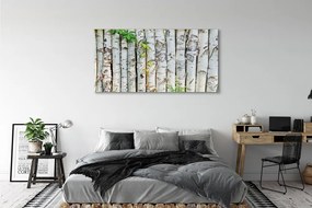 akrylový obraz březové listí 140x70 cm