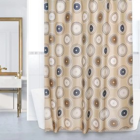 Bellatex Koupelnový závěs Hnědá 180x200 cm