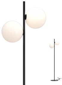 Redo 2652 stojací lampa Talis matně černá, 2L, E27, 170cm