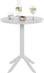 Stůl Lacota kulatý 60 cm – bílá