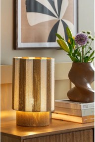Bílá/v přírodní barvě provazová stolní lampa (výška 35 cm) Vienna Stripes – Leitmotiv