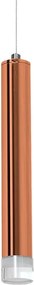 Závěsné svítidlo Copper, 1x měděné kovové stínítko, c