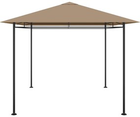 vidaXL Marketos Altán 384x281x270 cm taupe 180 g/m²