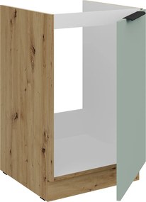 ARIA st | dolní skříňka 50 ZL 1F dřezová | 50 cm | ANTI FINGERPRINT povrch | artisan/aquamarine