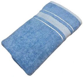 Sada 4 kusů Monako modrej osušky 70x140cm a ručníků 50x90cm TiaHome