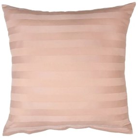 DADKA Povlak na polštář atlas grádl béžový proužek 2 cm Rozměr 50x70