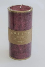 Vínová dekorativní svíčka RUSTIC PATINA 15cm
