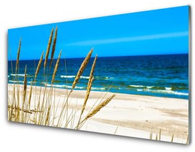 Obraz na skle Oceán Pláž Krajina 140x70 cm