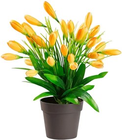 Umělý Krokus v květináči, žlutý