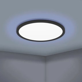 Eglo 900092 - LEDRGBW Stmívatelné stropní svítidlo ROVITO-ZLED/16,5W/230V černá
