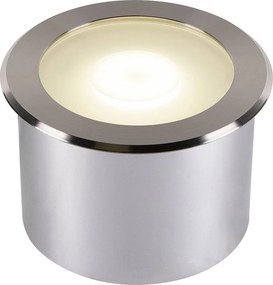 LA 1006106 DASAR FLAT 120 EL zápustné zemní svítidlo z nerezové oceli 7 W 3000 K - BIG WHITE (SLV)