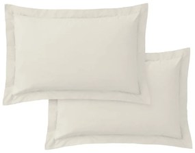 Povlaky na polštáře v sadě 2 ks z bavlněného perkálu 50x75 cm Cotton Percale – Bianca