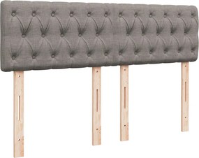 Box spring postel s matrací taupe 140x200 cm textil 3288222