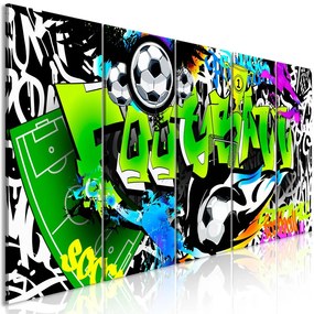 Obraz - Fotbalové graffiti I 200x80