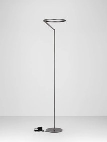Hliníková LED stmívatelná stojací lampa ve stříbrné barvě (výška 168 cm) Tilia – Nova Luce