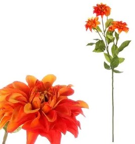 Autronic Jiřinka, barva oranžová. Květina umělá. KT7029