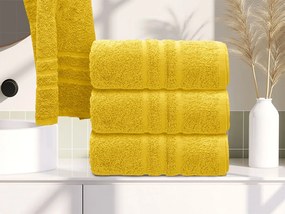 Ručník Comfort 50 x 100 cm žlutý, 100% bavlna
