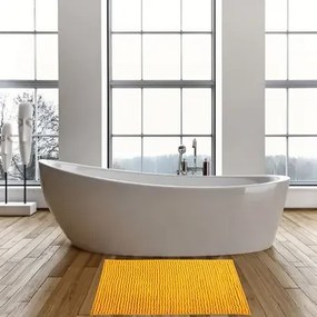 MSV CHENILLE koupelnová předložka 60 x 90 cm žlutá / mikrovlákno / pro