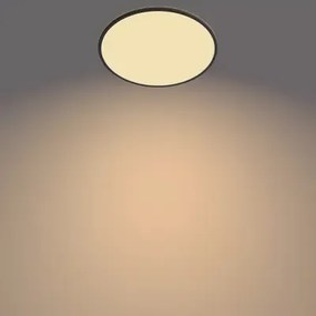 Philips SuperSlim 36W černá / LED stropní svítidlo / 2700K / průměr 55