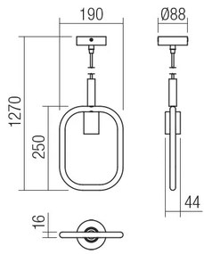 Smarter Závěsné svítidlo Aeris, š.19cm