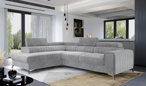 XXXLutz ROHOVÁ SEDAČKA, textil, světle šedá MID.YOU - Sedací soupravy - 00000L001709