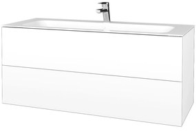 Dřevojas Koupelnová skříňka VARIANTE SZZ2 120 Varianta: N01 Bílá lesk / M01 Bílá mat