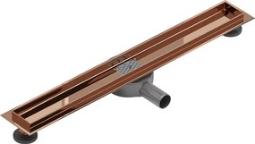 Mexen Flat 360°, tělo žlabu 60 cm, růžové zlato, 1640060