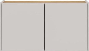 Krémová závěsná skříňka v dekoru dubu 93x52x29 cm Libbiano – Germania