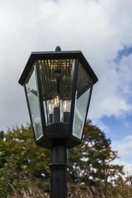 Lutec 6951301189 LED venkovní solární stojanové svítidlo London 3x2W | 3xE12 | 300lm | 3000K | IP44