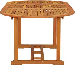 Zahradní stůl 200 x 100 x 75 cm masivní eukalyptové dřevo 316068
