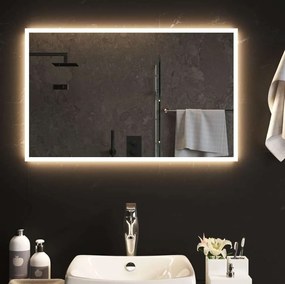 vidaXL Koupelnové zrcadlo s LED osvětlením 80x50 cm [151767]