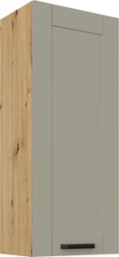 LUNA sa | horní skříňka 45 G-108 1F s policemi | 45 cm | VYSOKÁ | UNI dvířka | artisan/světle šedá